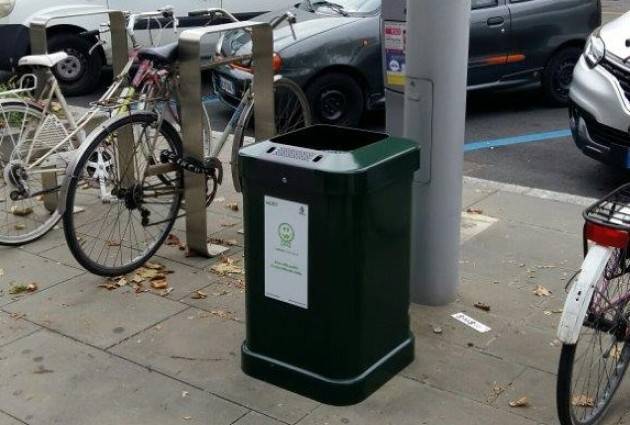 CREMONA, INSTALLATI 10 NUOVI CESTINI INTELLIGENTI