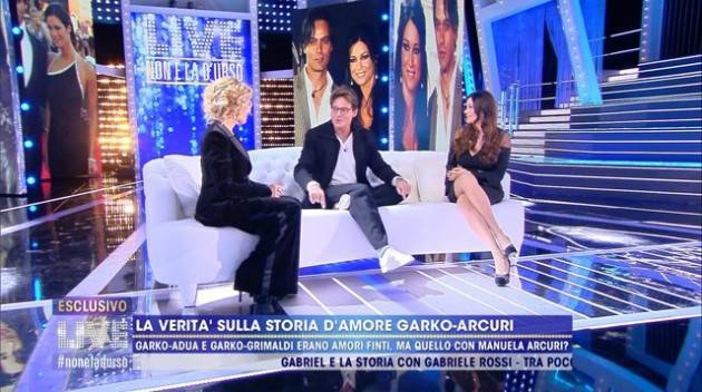 VANITY ZONE : MANUELA ARCURI E GABRIEL GARKO AMMETTONO LA RELAZIONE