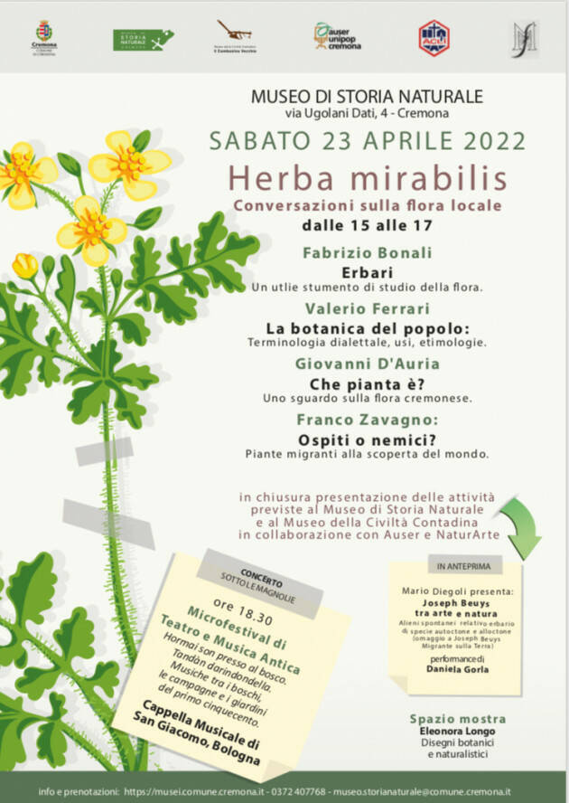 Sabato 23 aprile, al Museo di Storia Naturale, giornata di studi sulla ...