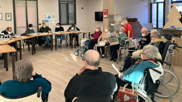 ASST CR IL GRUPPO ‘HAPPY NEWS’ INCONTRA GLI OSPITI DELLA FONDAZIONE GERMANI