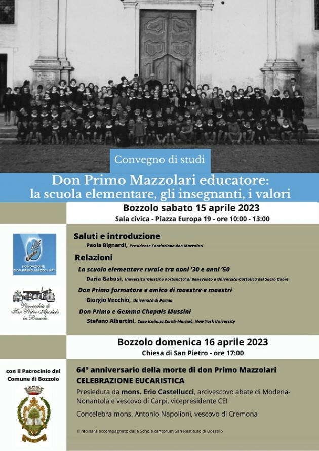 Bozzolo 64° anniversario della morte di don Primo Mazzolari