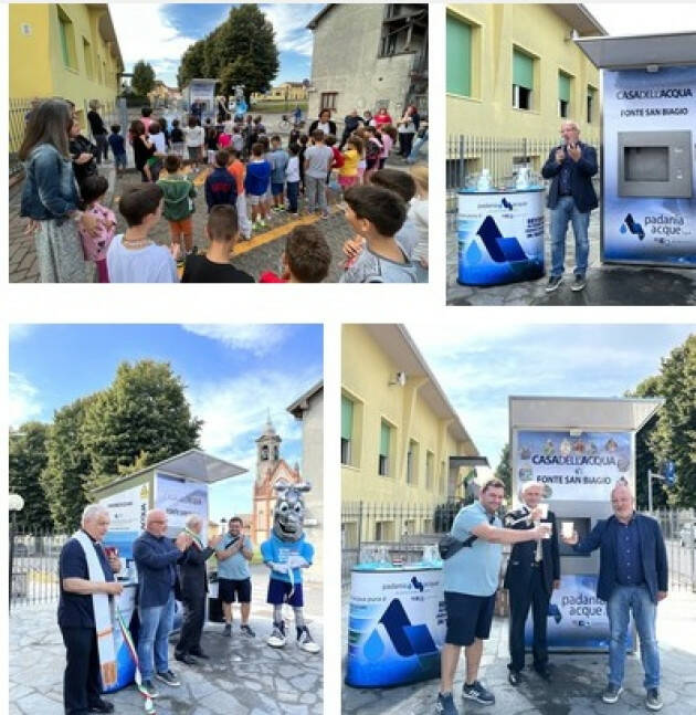 Izano, Padania Acque S.p.A.: Inaugurata la casa dell’acqua 'Fonte San ...
