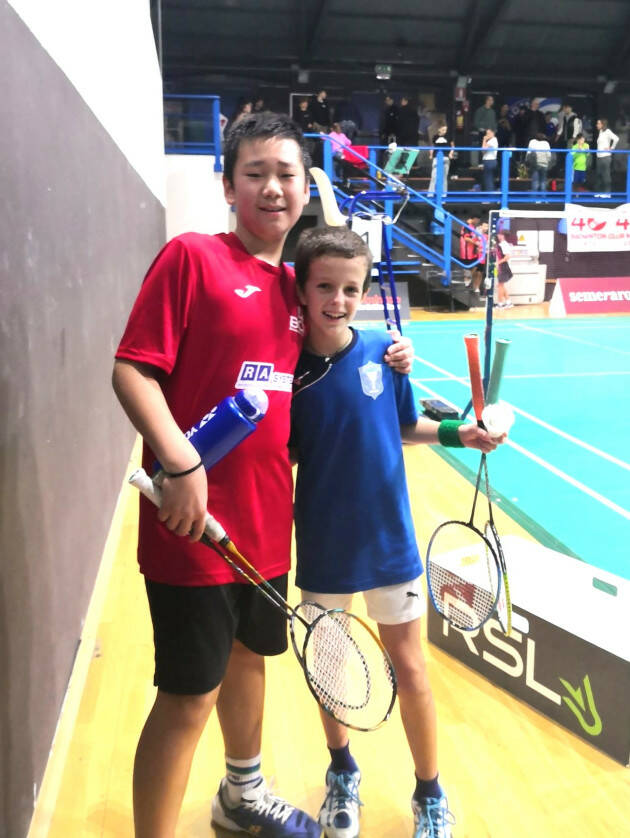 Milano MATTIA CATTANEO CAMPIONE ITALIANO CON LUCA LI BOHONG