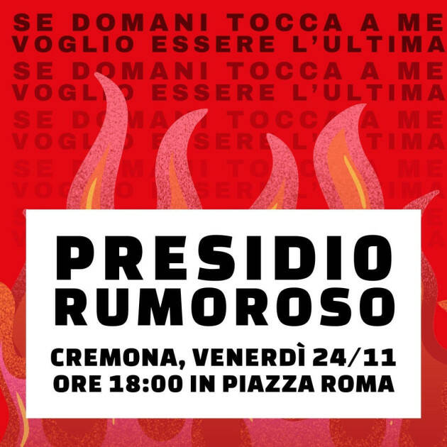 (CR) Facciamo rumore per Giulia e per tutte noi