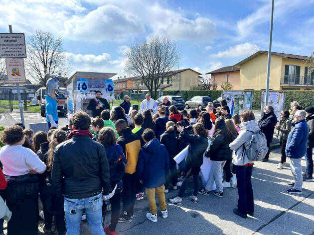 Agnadello, Padania Acque : Inaugurata casa dell’acqua “Fonte Acqua de Gnidèl”